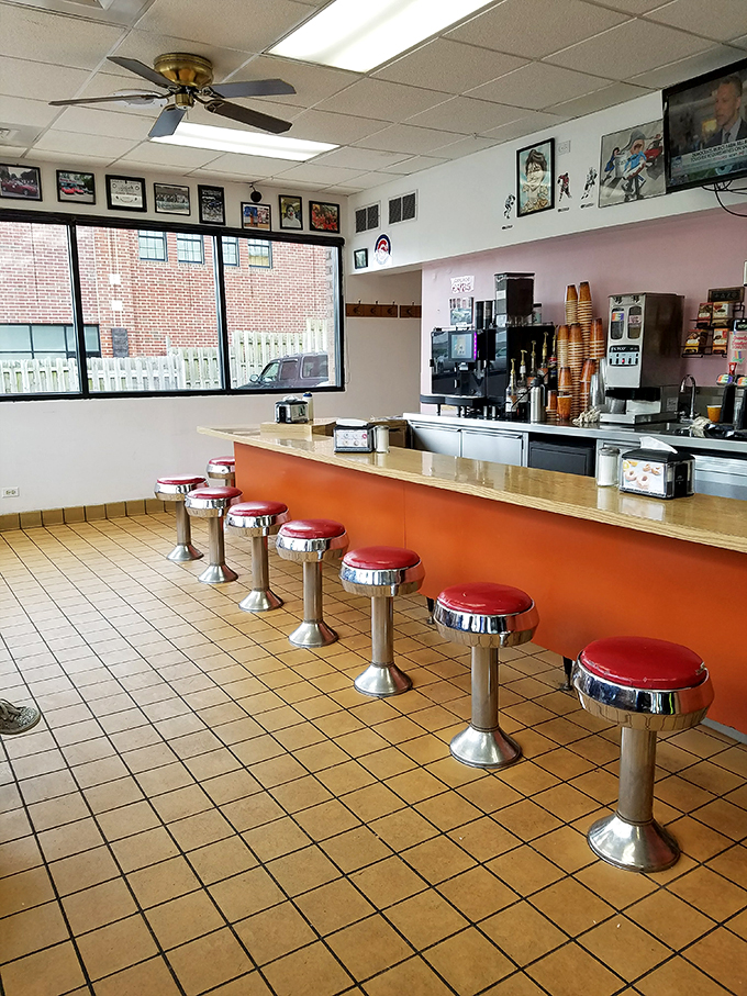Pull up a stool and stay awhile! These seats have witnessed more sugar rushes than a kid's birthday party.