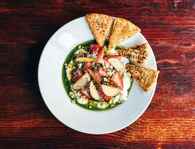 New England clam chowder that's thick enough to stand your spoon in - comfort food that hugs you from the inside.