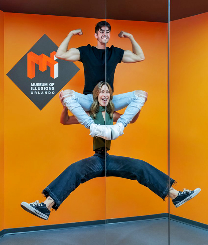 Mirror, mirror on the wall, who's the most symmetrical of them all? You are, in this perfectly balanced room of reflective wonder!