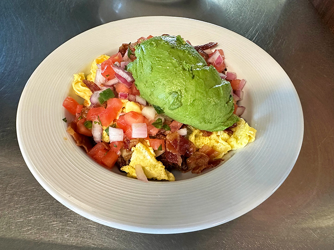 A breakfast bowl that's like a hug for your taste buds. It's got more layers than a Vermont winter wardrobe!