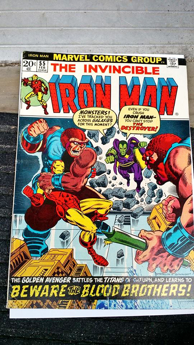 Great Caesar's ghost! This vintage Iron Man cover is a blast from the past that packs a punch.