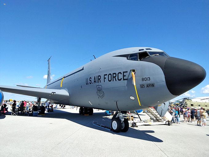 From grass to glass: Burke Lakefront's outdoor aircraft display is a feast for the eyes and imagination.