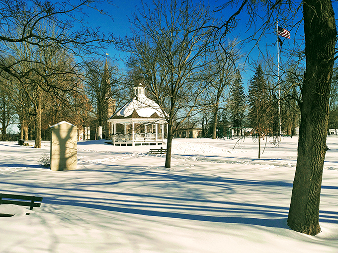 Winter's blanket turns Gardiner into a snow globe come to life. Time to build a snowman or practice your ice-skating pirouettes!