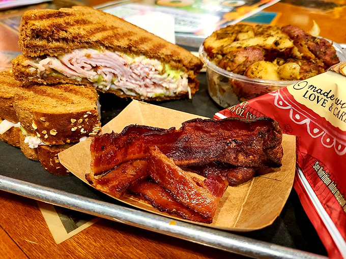 Bacon, oh bacon! These crispy strips of joy are the guitar solo in the rock concert of your meal.