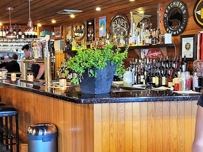 This isn't just a bar&mdash;it's a liquid library of libations. From craft beers to classic cocktails, it's the perfect place to wet your whistle before diving into dinner.