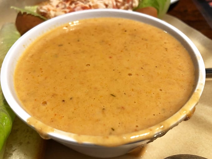 Smooth sailing ahead! This velvety bisque is like a warm hug for your taste buds on a chilly New England day. Photo credit: Cheryl Chan
