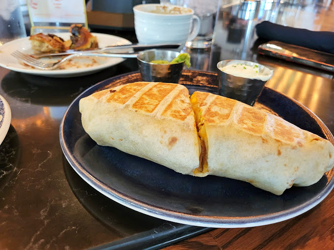 Behold, the breakfast burrito of champions! This tortilla-wrapped wonder could make even the Breakfast Club skip detention for a bite.