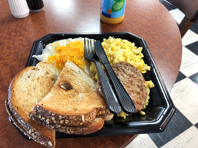 Rise and shine! This breakfast platter is the morning equivalent of a standing ovation &ndash; hearty, crowd-pleasing, and worthy of an encore.