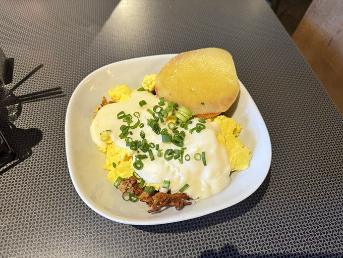 Breakfast rebellion in a bowl &ndash; who says pot pies are just for dinner? Lucy's morning masterpiece begs to differ.