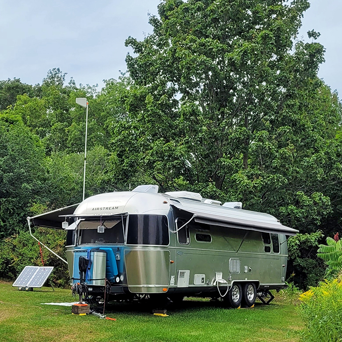 Glamping goals: This Airstream is living its best life, proving that roughing it can be pretty darn smooth.
