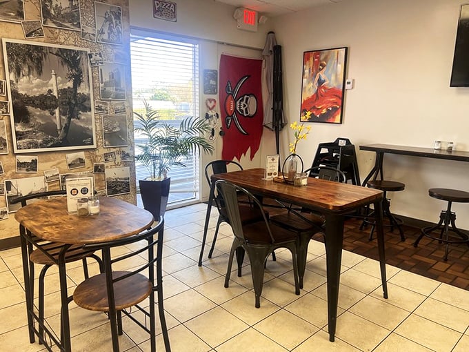 Part museum, part restaurant, all charm. The decor here is like a scrapbook of Tampa's past, seasoned with a dash of modern flair. Photo credit: Vivian N.