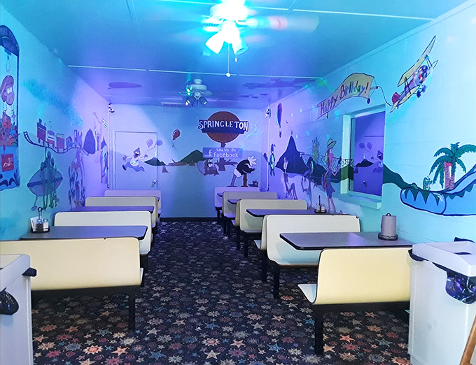 Welcome to Springton, where the walls tell stories and the atmosphere is as colorful as Florida's famous sunsets.