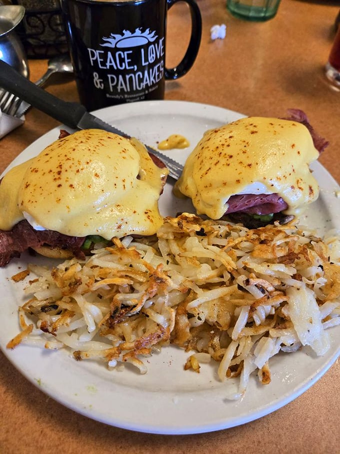 Eggs Benedict: the breakfast of champions and those who aspire to be. These golden orbs of hollandaise-draped perfection could make even the Grinch's heart grow three sizes.