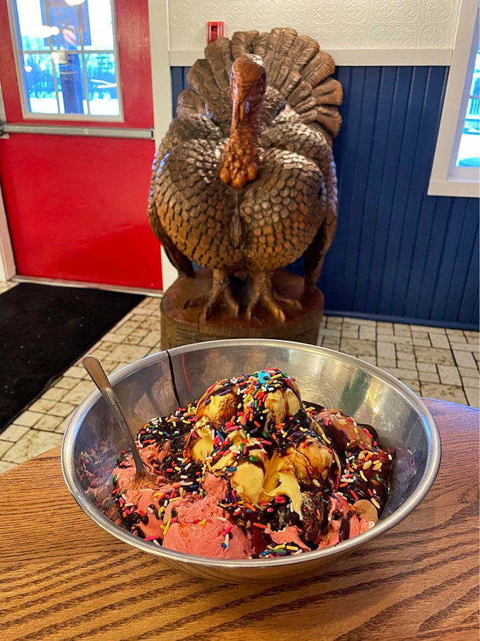 Ice cream that's gone to the birds&mdash;in the best way possible! Who knew turkey could look so sweet?