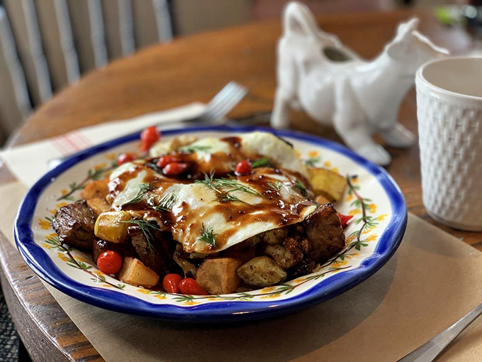 Nacho average breakfast! This brisket-loaded fiesta is like a mariachi band for your mouth. Ol&eacute; for brunch!