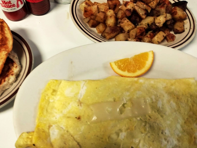 Cheese lovers, rejoice! This omelet is so generously filled, it's like the dairy aisle exploded in the most delicious way possible. Lactose intolerants, proceed with caution (but it might be worth it).