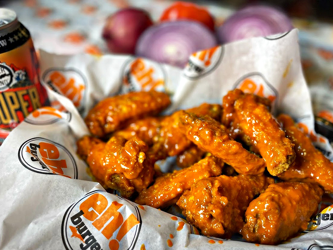 Wing heaven alert! These aren't just wings, they're flavor-packed missiles ready to launch your taste buds into orbit.