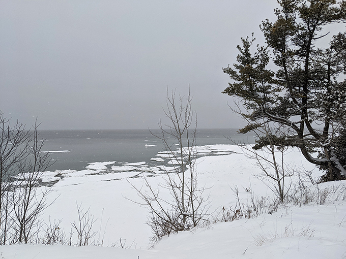 Winter wonderland or ice planet Hoth? Either way, this frosty scene proves that Fisherman's Island is a year-round stunner.