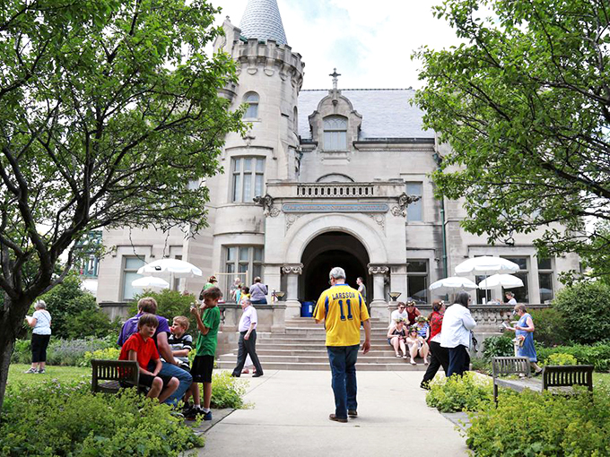 V&auml;lkommen to Sweden, Minnesota style! This castle-like mansion is more Swedish than assembling IKEA furniture while eating meatballs. Photo credit: American Swedish Institute