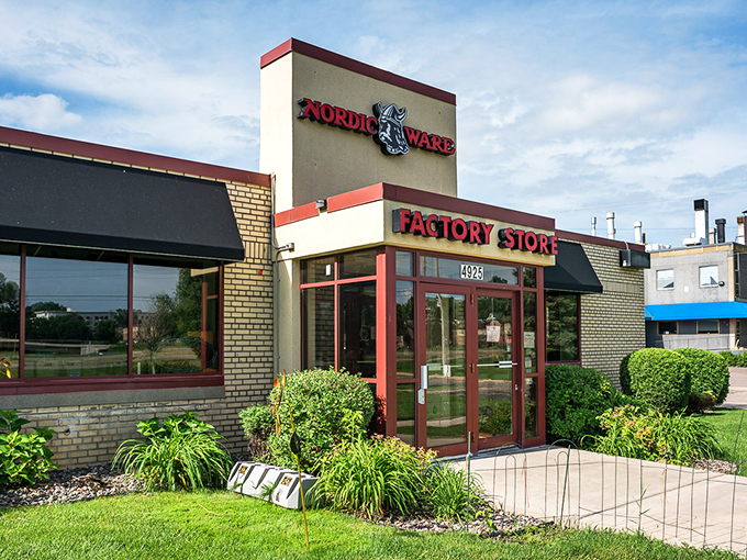 Bundt pans galore! The Nordic Ware Factory Store is a baker's paradise where Scandinavian ingenuity meets Midwest practicality.