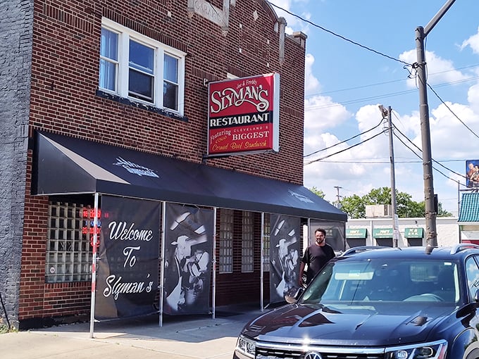 Slyman's: Where sandwiches aren't just big, they're skyscraper-sized. Your jaw will drop before you can even take a bite!