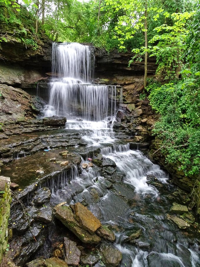 A slice of history with a side of splash. These falls have been entertaining locals since before electricity was cool.