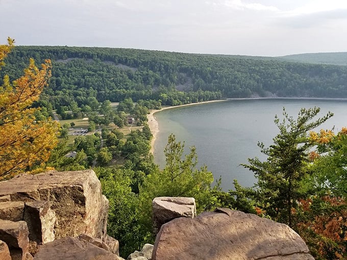 Ancient rock formations create nature's amphitheater, while rushing waters perform an endless encore of cascading beauty.