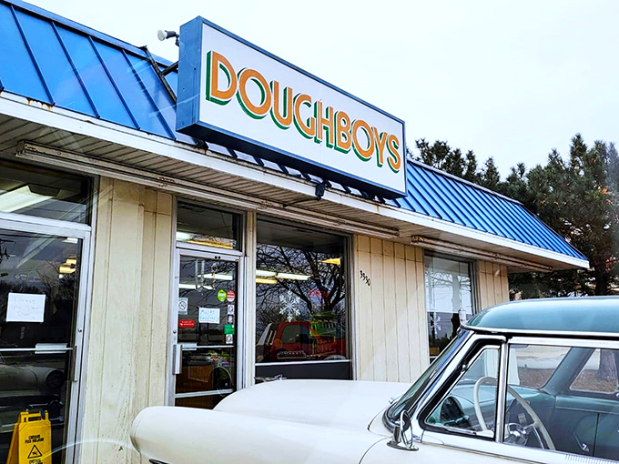Classic cars and classic donuts &ndash; a match made in Rockford heaven. Doughboys serves up nostalgia by the dozen.