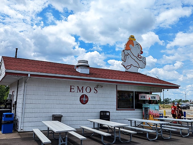 With its whimsical mascot and picnic tables, Emo's isn't just selling ice cream &ndash; it's peddling summer vibes year-round.