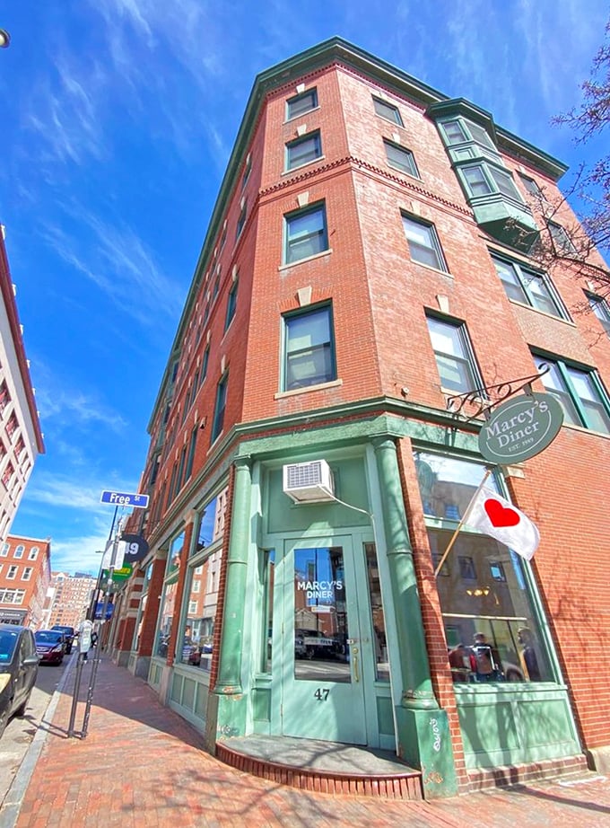 Step into Marcy's, where the coffee flows like a river and the bacon sizzles a tune sweeter than any Top 40 hit.