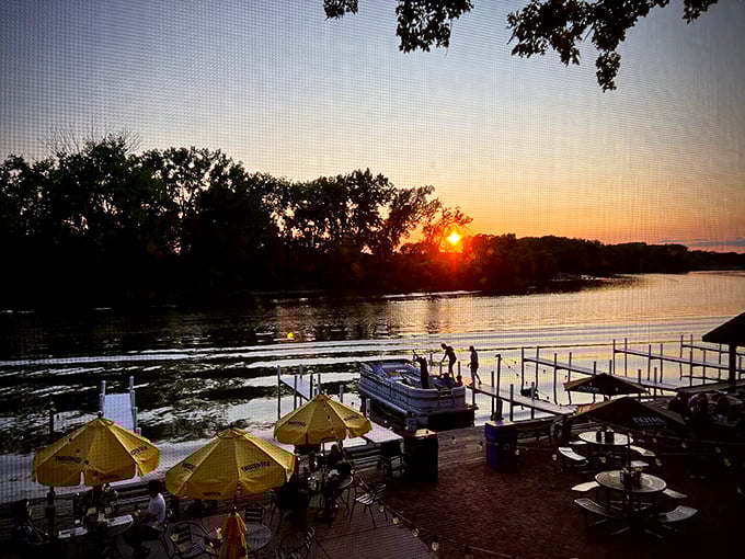 Sunset, wings, and everything nice! The Broken Oar proves that sometimes, the best things in life are fried and come with a view. Photo credit: Doug C