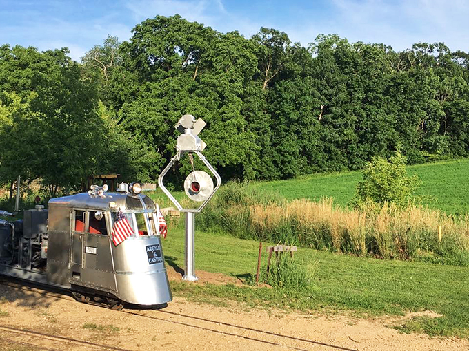 It's a small world after all &ndash; especially when viewed from a model train. Mind the gap between reality and this delightful mini-verse!