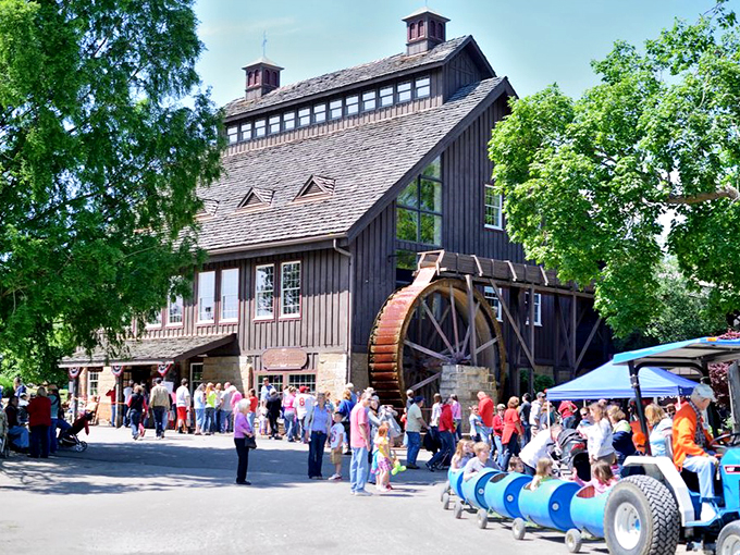 Part factory, part fantasy land. Velvet's Ye Olde Mill is where ice cream gets the royal treatment.