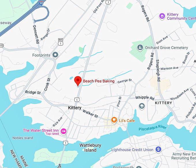 beach pea baking co map