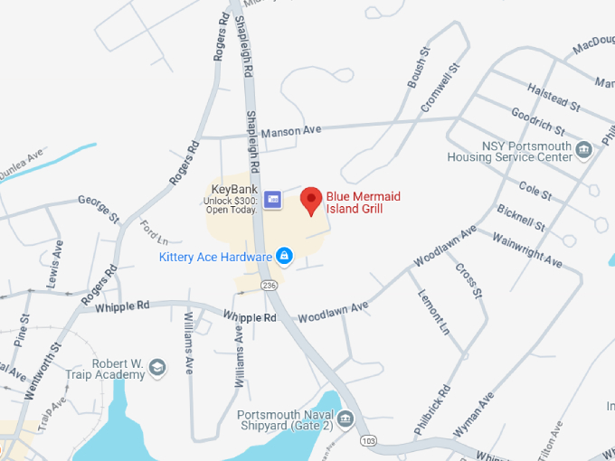 blue mermaid island grill map