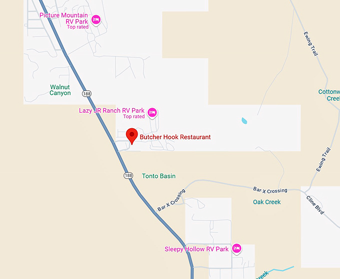 butcher hook restaurant map