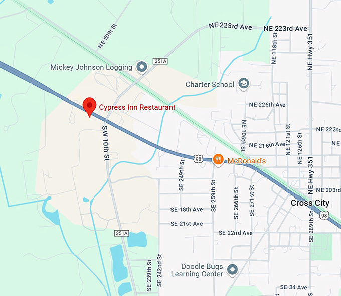 cypress inn restaurant map
