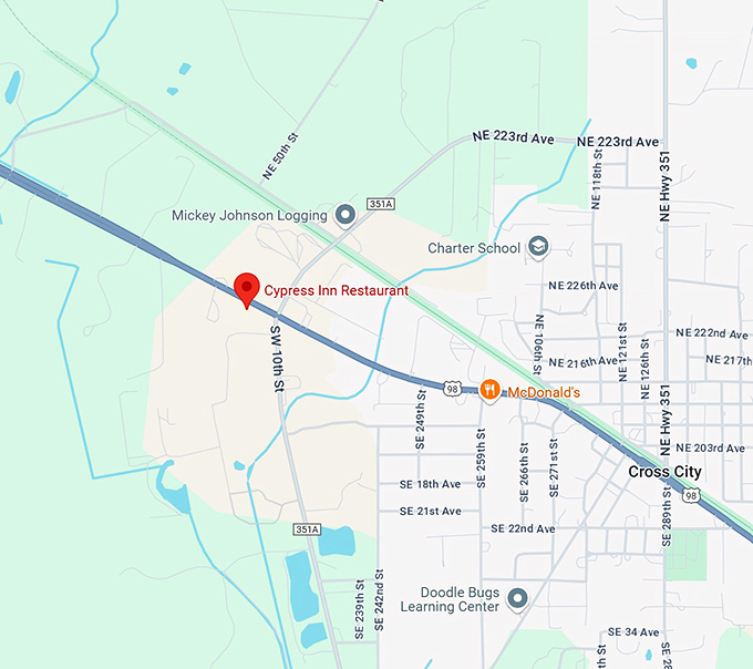 cypress inn restaurant map
