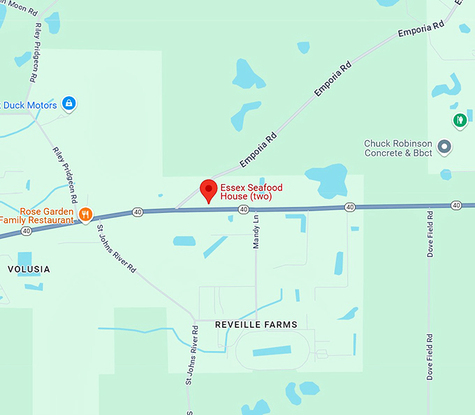 essex seafood house map