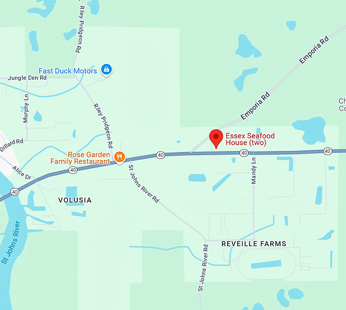 essex seafood house map