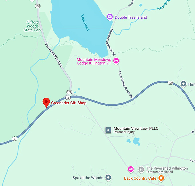 greenbrier gift shop map