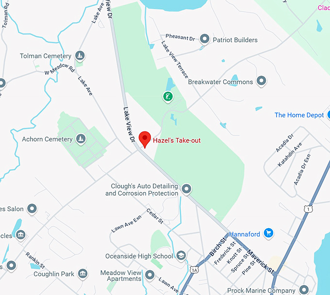 hazel's take out map