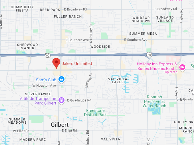 jake's unlimited map