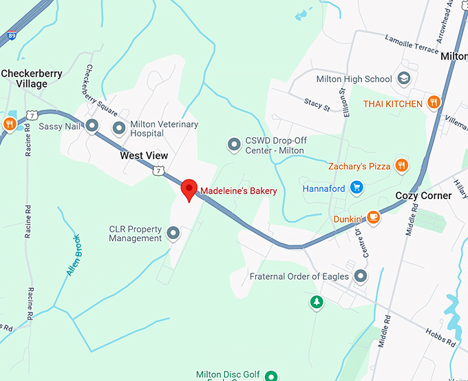 madeleine's bakery map