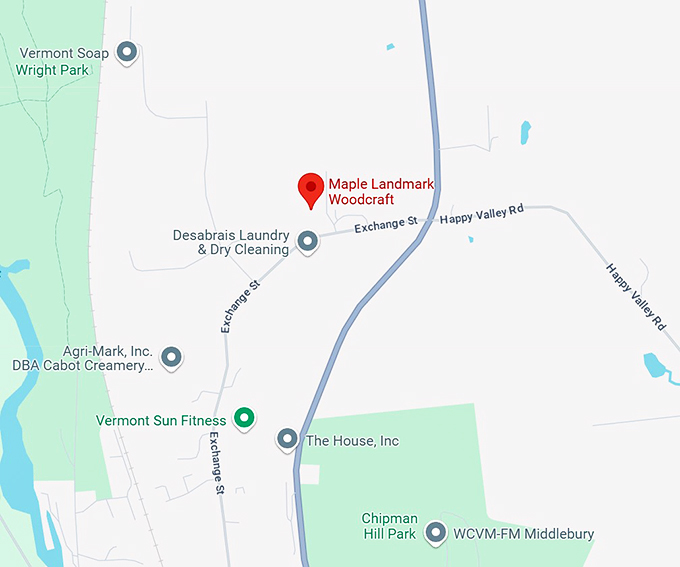 maple landmark woodcraft map