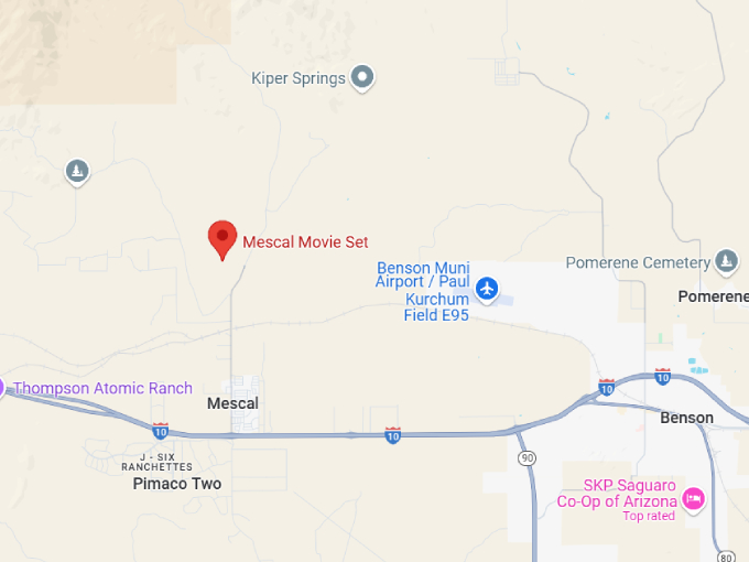 mescal movie set map