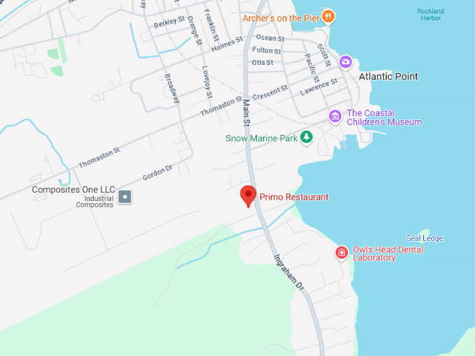 primo restaurant map