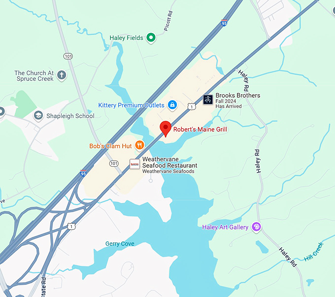 robert's maine grill map