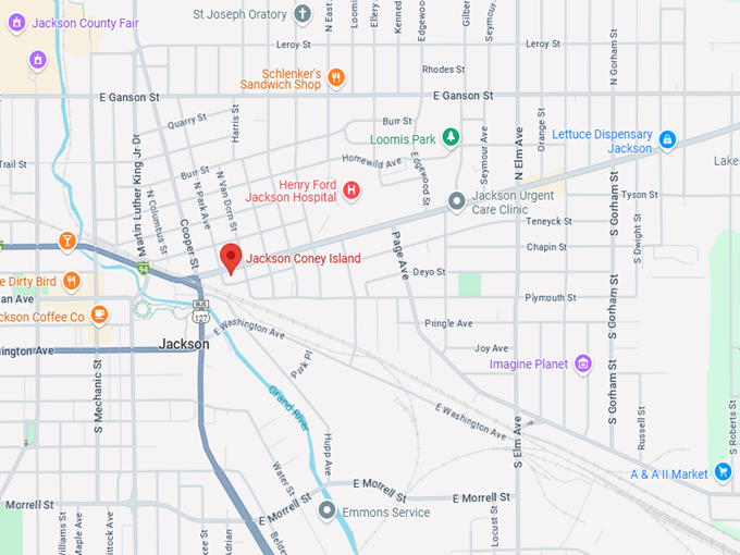 16. Jackson Coney Island map