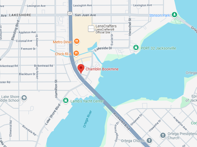 16. Chamblin Bookmine map